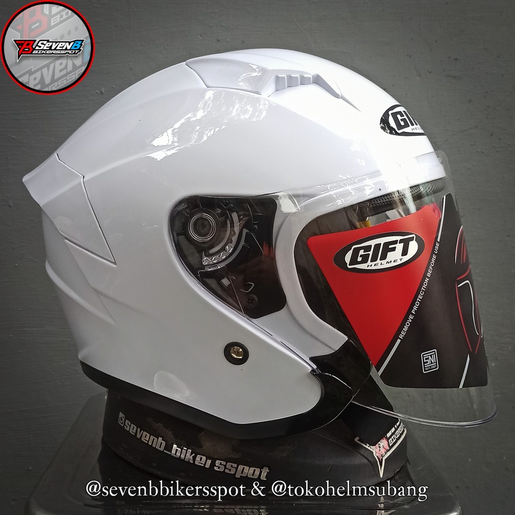 Jual HELM GIFT SARGON SOLID MOTIF ORIGINAL SNI | Shopee Indonesia