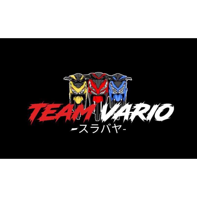 Jual Stieker Viral Stiker Team Vario Sticker Motor Stiker Tiktok Viral ...