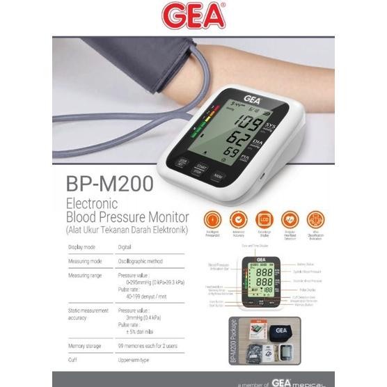 Jual Tensimeter Digital GEA BP-M200 Blood Presure Alat Cek Tekanan ...