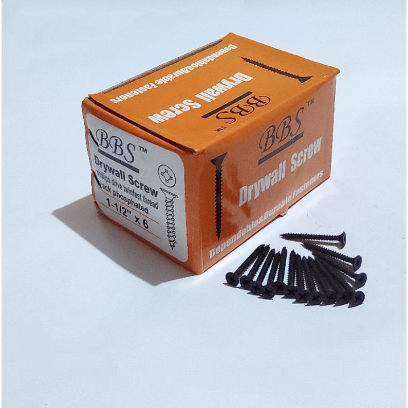Jual Skrup gypsum 6 x 1 1/2 / Drywall screw 1 1/2 inch BBS | Shopee Indonesia