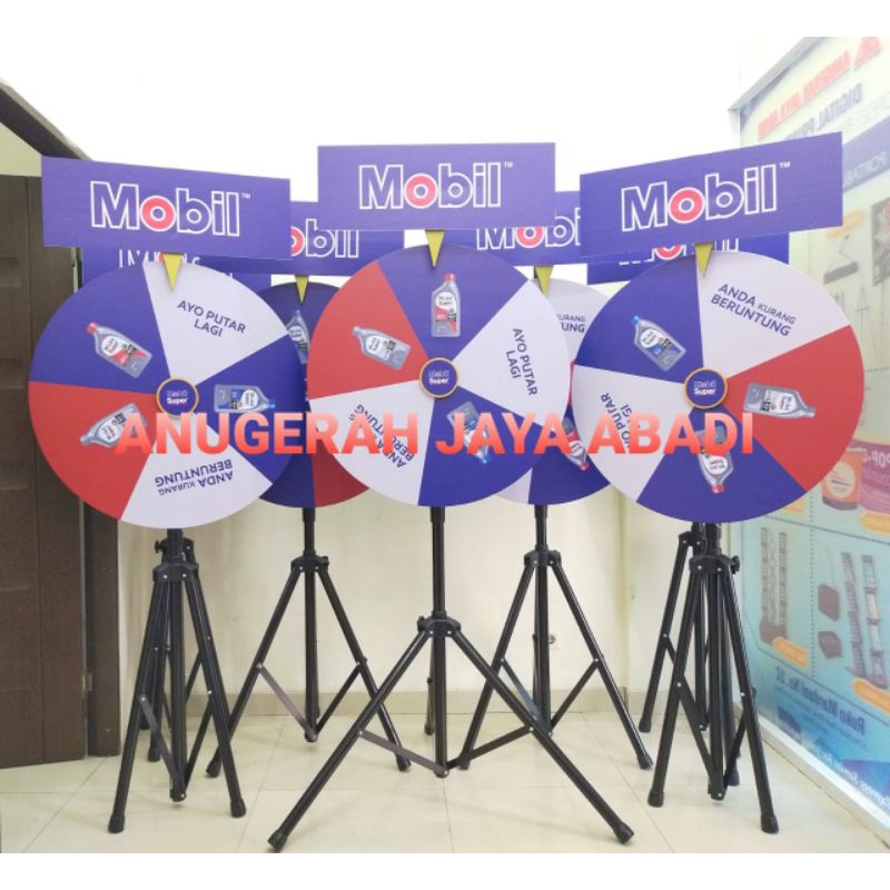 Jual RODA UNDIAN 80 CETAK CUSTOM HEADER / WHEEL OF FORTUNE 80cm PUTARAN ...
