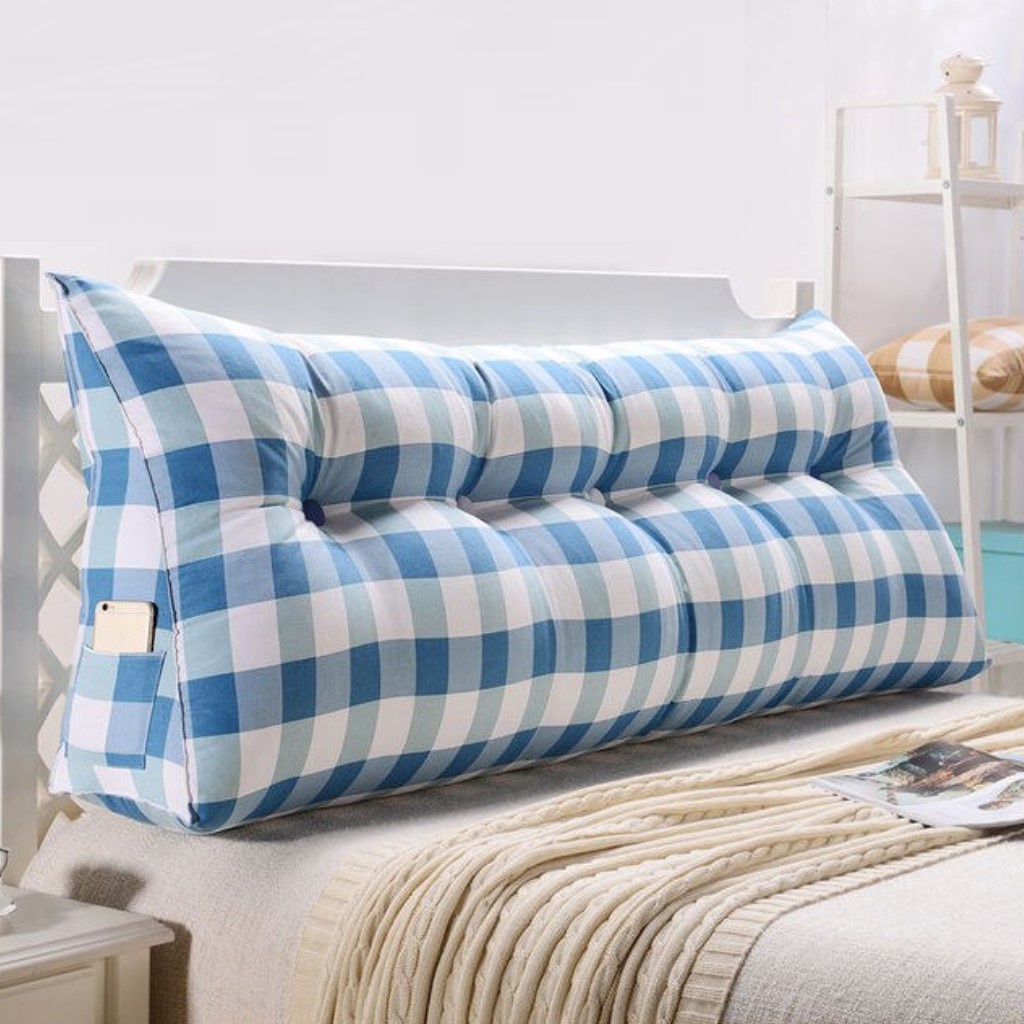 Jual Extra Large Bantal Sandaran Punggung Model Segitiga Motif Cover ...