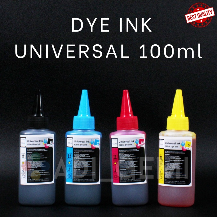 Jual Tinta Refill Universal Dye Base - 100ml BCMY | Shopee Indonesia