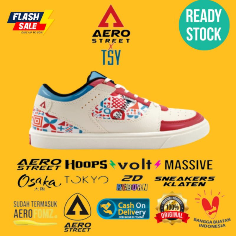 Jual Aerostreet X Nama Kalian TSY - Sepatu Sneakers Casual Sport Aero ...