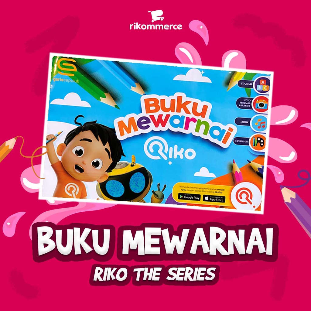 Jual Buku Mewarnai Riko The Series | Shopee Indonesia
