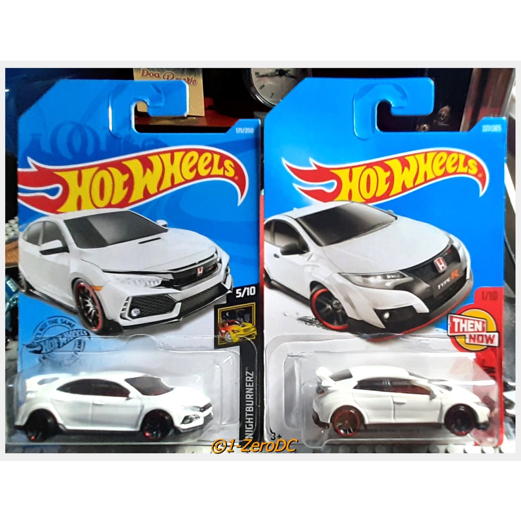Jual HotWheels,JDM, HONDA CIVIC TYPE R,HW 2019,HW 2017,white,89k for ...