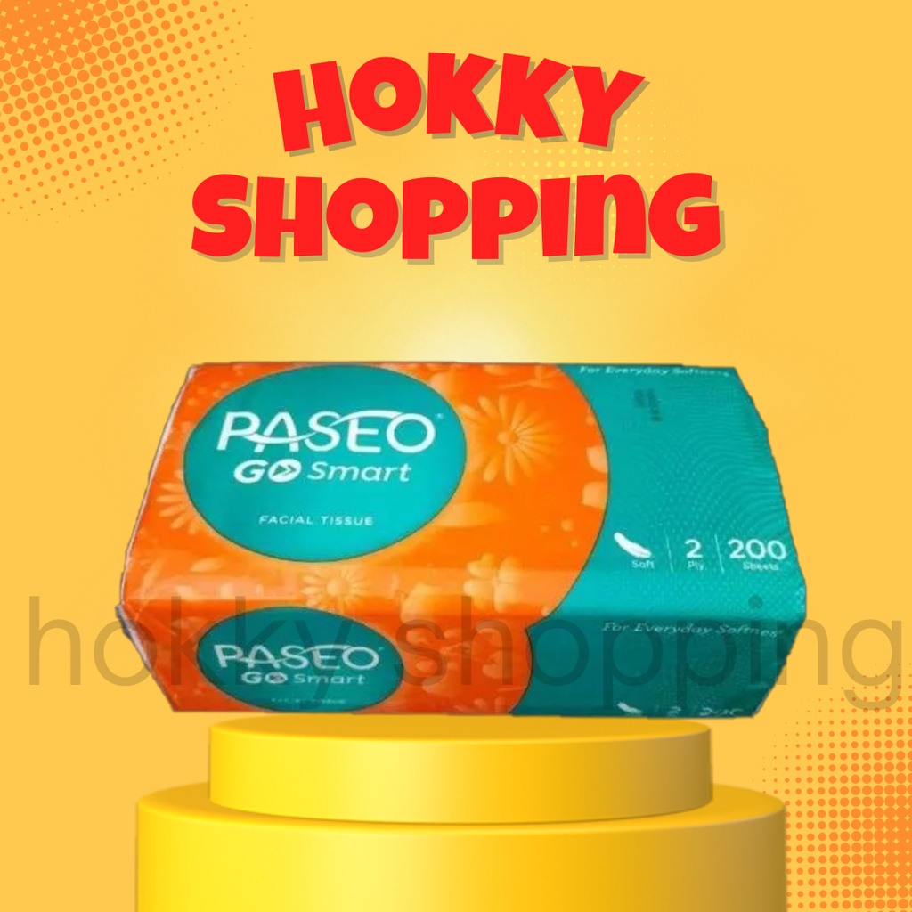 Jual Tissue Tisu Paseo Go Smart - 200s Sheets 2 Ply (lebih ekonomis dari paseo 250s) | Shopee ...