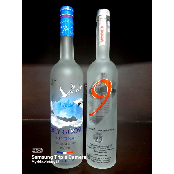 Jual Botol bekas miras unik pajangan Vodka Grey Goose | Shopee Indonesia