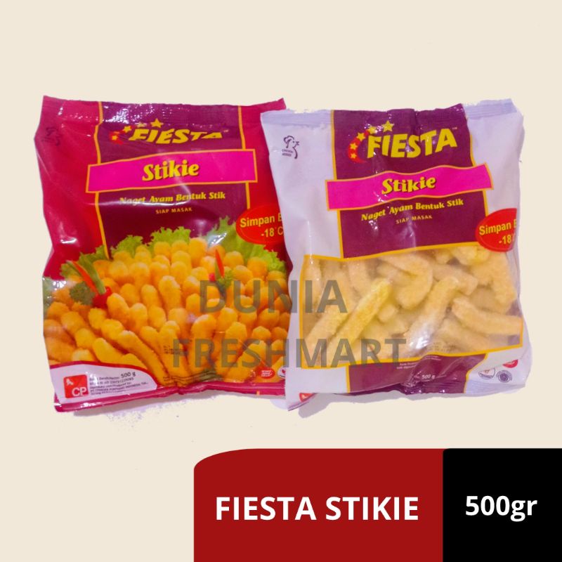Jual Fiesta Stikie Chicken Nugget 500gram KEMASAN PUTIH/MERAH NAGET ...