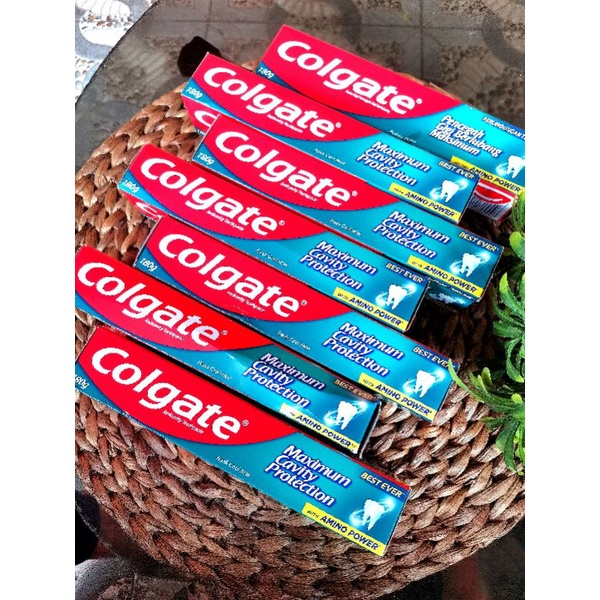 Jual colgate maximum cavity protection fresh cool mint toothpaste 180gr ...