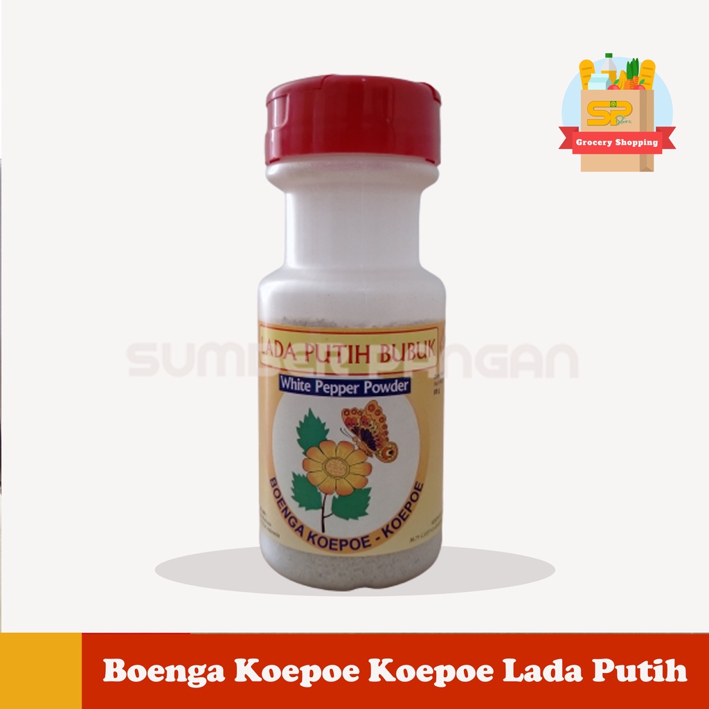 Jual Lada Putih Lada Bubuk Lada Merica Bubuk Cap Bunga Koepoe Kopoe ...