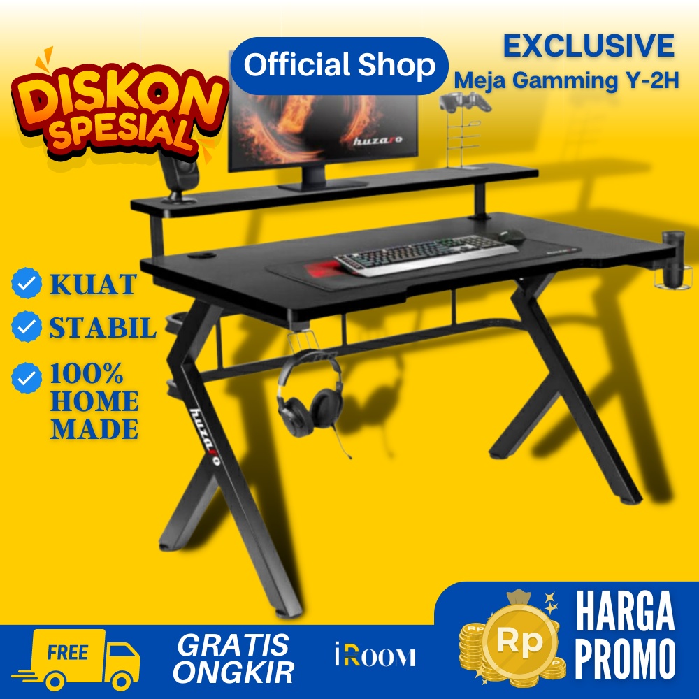 Jual Meja Komputer Gaming PC Minimalis Meja Live Streaming Youtuber ...