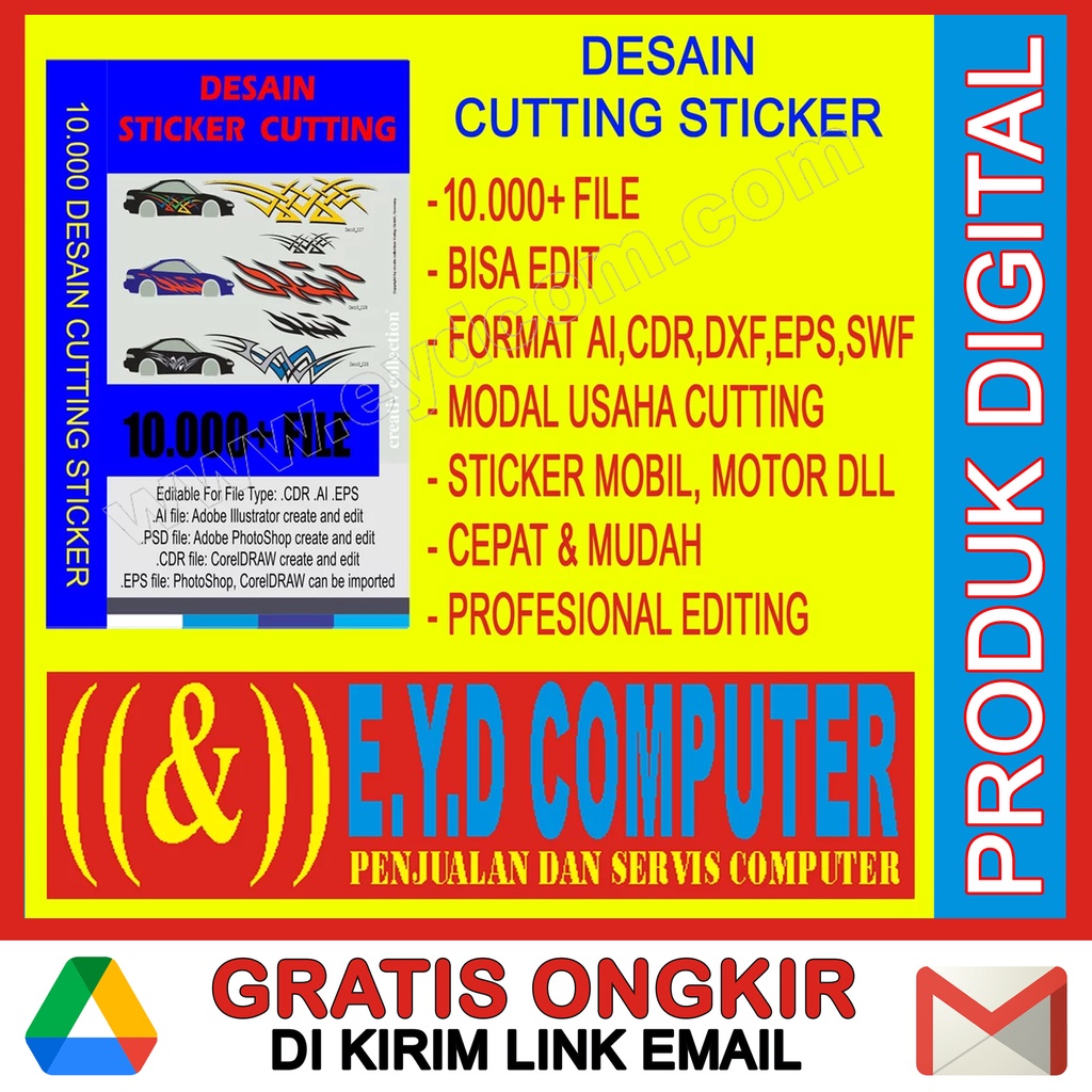 Jual DESAIN CUTTING STICKER KOLEKSI TEMPLATE DESIGN CUTING STIKER ...