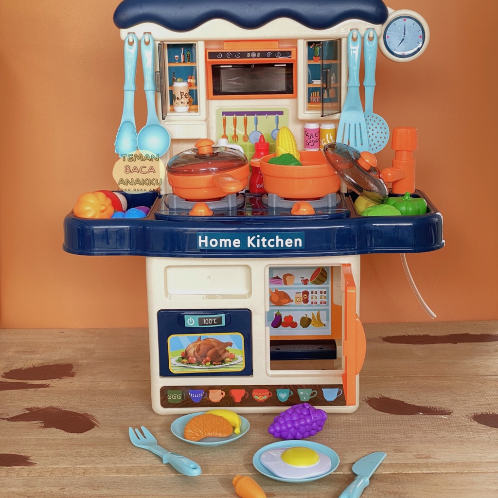Jual Mainan Anak Pretend Play Mainan Set Dapur Lengkap Ada Bunyinya ...