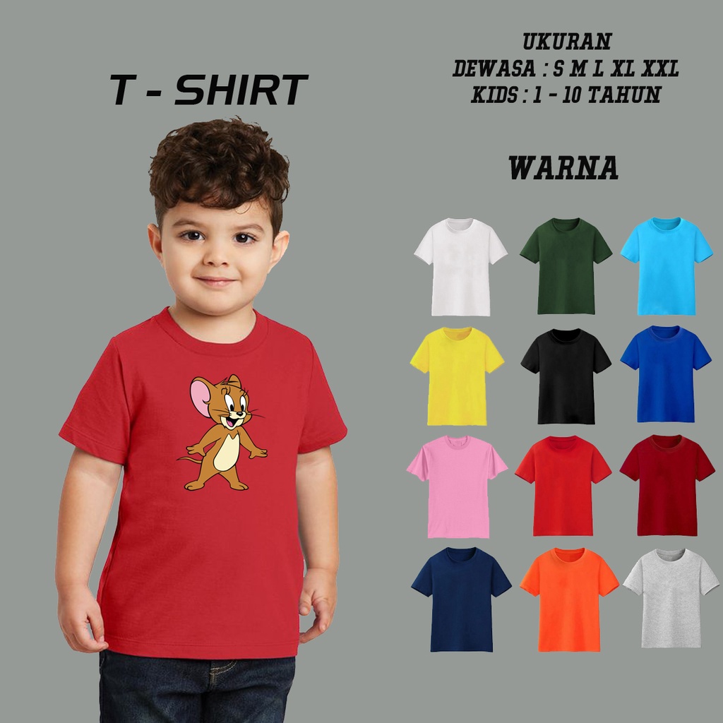 Jual C040 KAOS TOM&JERRY / BAJU ANAK / KARTUN LUCU BAJU ANAK REMAJA ...