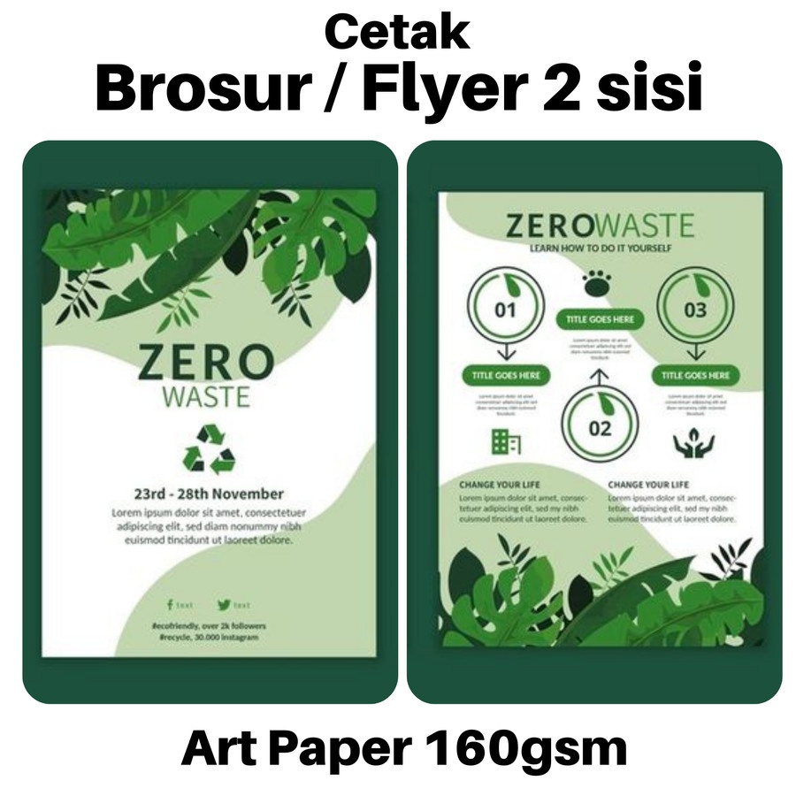 Jual Cetak Brosur atau Flyer A5 (2 Sisi) Selaras Printing | Shopee ...