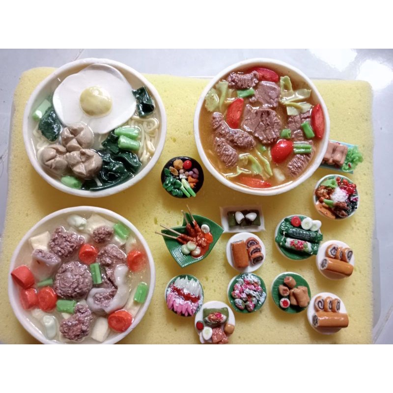 Jual replika tongseng - replika indomie telur - replika bakso - replika ...