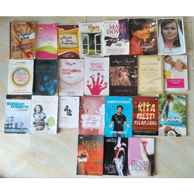 Jual OBRAL BUKU NOVEL MOTIVASI //INSPIRASI | Shopee Indonesia