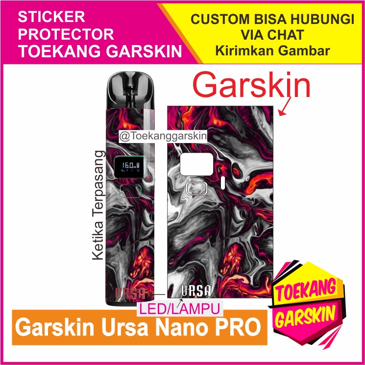 Jual Stiker Garskin Ursa Nano Pro Motif resin 01 | Shopee Indonesia