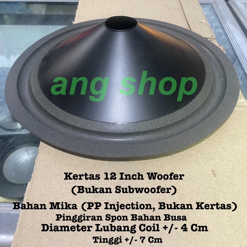Jual Kertas Speaker 12 Inch Woofer Daun Mik 12 Inci 12" Wofer Wufer ...