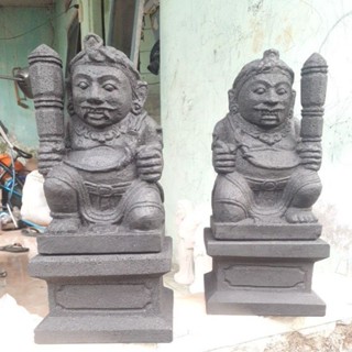 Jual PATUNG GUPOLO (1 SET) 35CM BAHAN BATU ALAM ANDESIT PROSES PAHAT ...