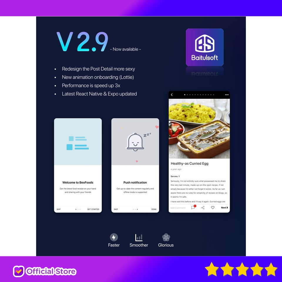 Jual Source Code Aplikasi BeoNews Pro - React Native mobile app for ...