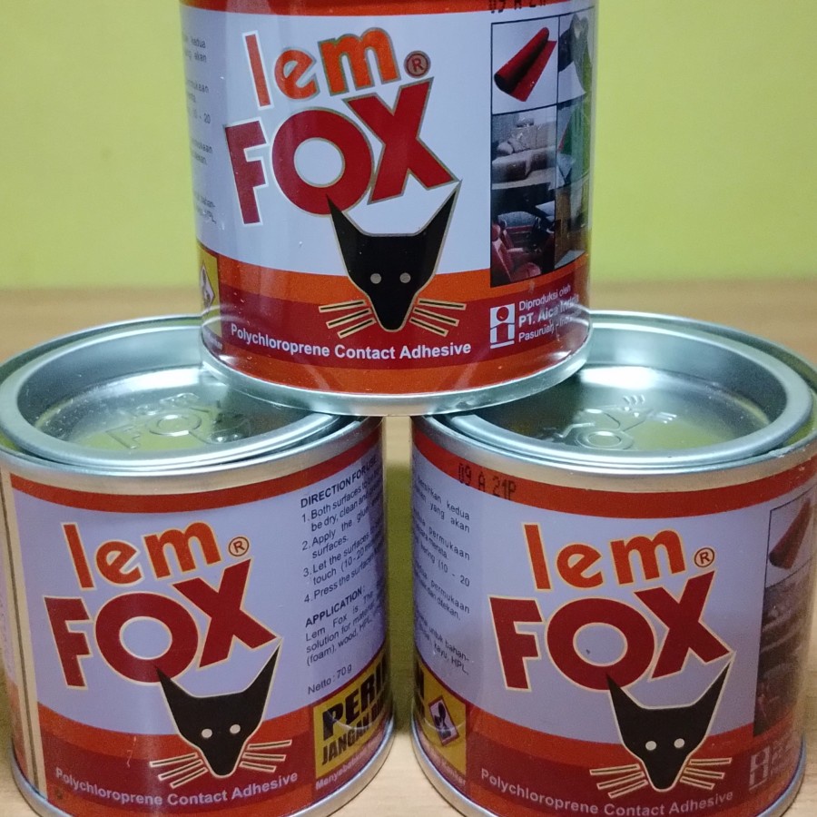 Jual Lem Fox Kaleng Kuning 70 gram | Shopee Indonesia