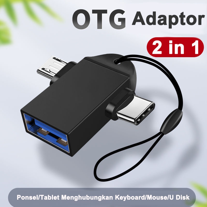 Jual OTG 2 In 1 Micro Type C 3.0 Fast Transfer Otg Flash Disk | Shopee ...