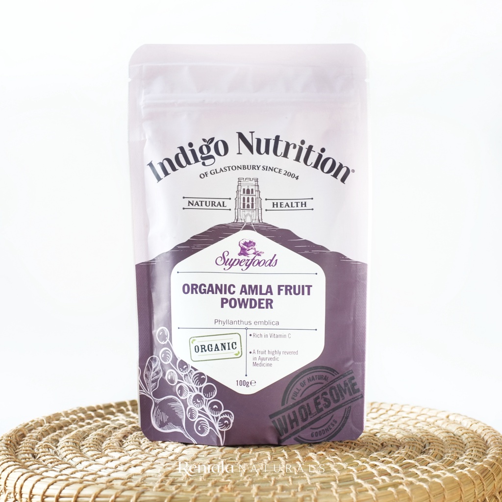 Jual Indigo Herbs UK - Organic Amla Fruit Powder Vitamin C Ayurveda 100 ...