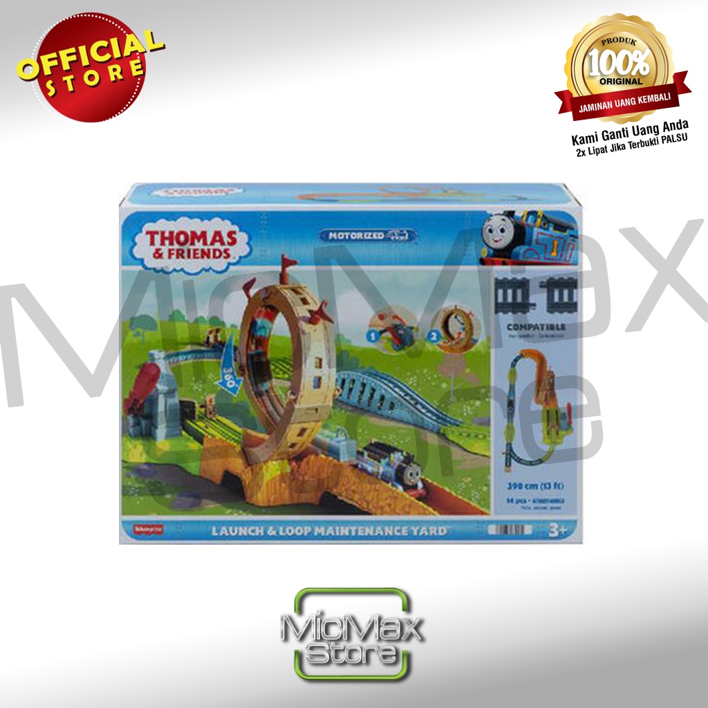 Jual Thomas & Friends Launch And Loop Maintenance Yard HJL20 | Shopee ...