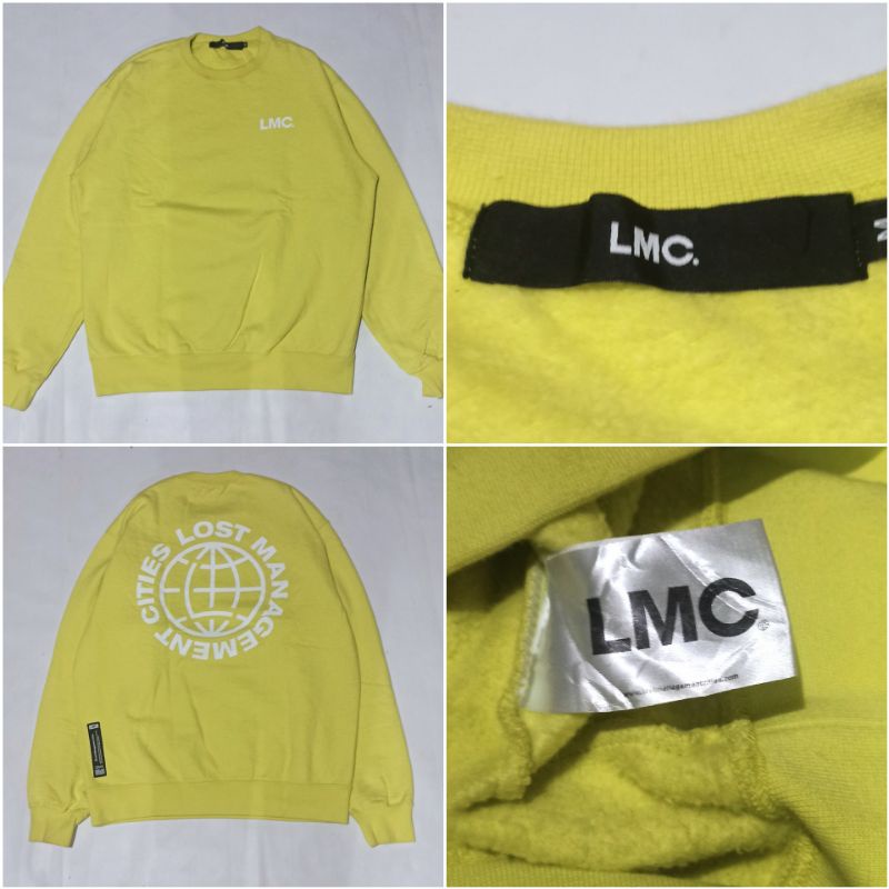 Jual Lmc ( lost management city ) crewneck lime | Shopee Indonesia
