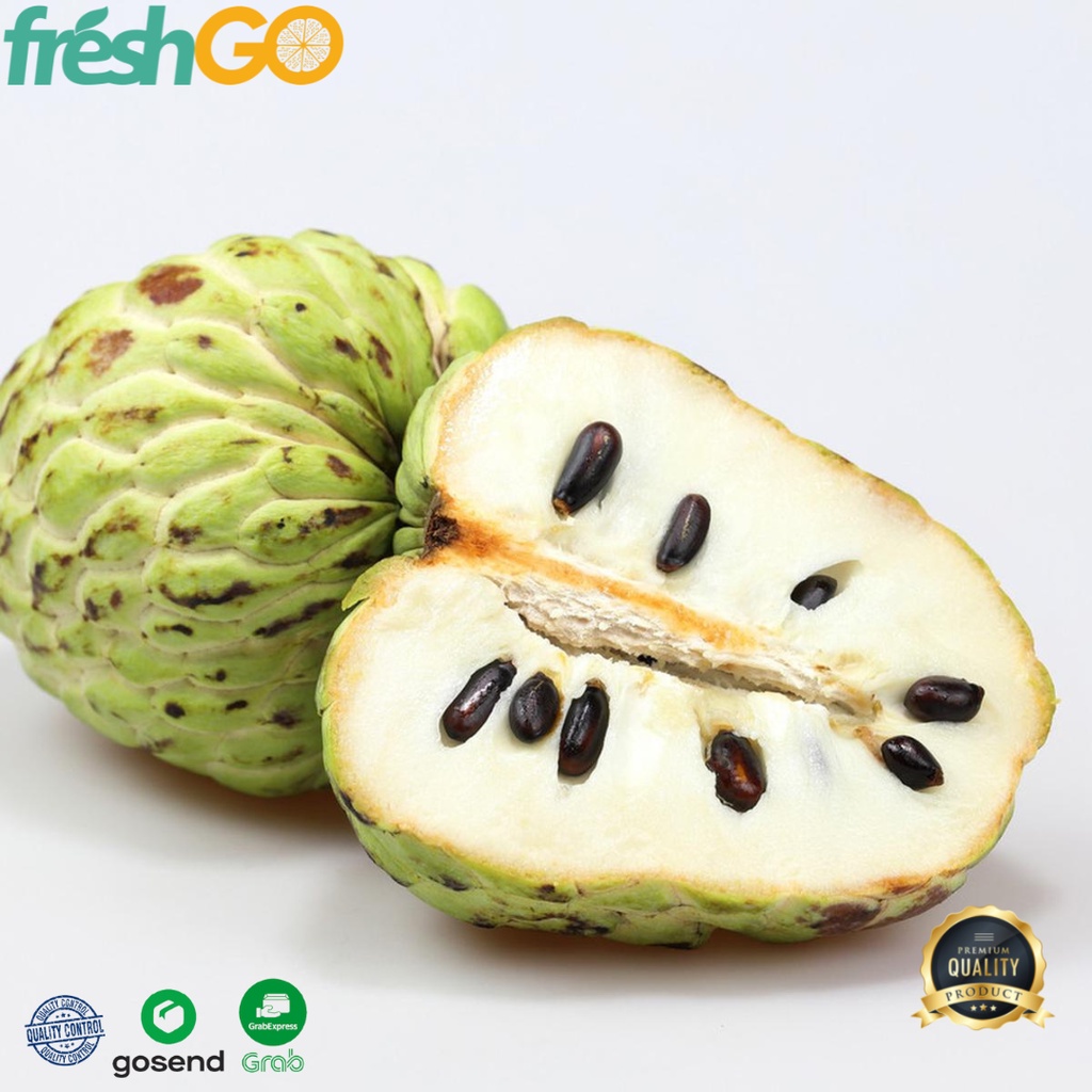 Jual Buah Srikaya Segar FreshGO | Shopee Indonesia