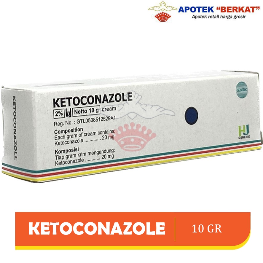 Jual Ketoconazole Cream 2% 10gr / Salep Gatal | Shopee Indonesia