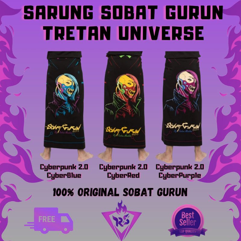 Jual Sarung Cyberpunk 2.0 Sobatgurunclothes Cyberpunk | Sarung Tretan ...