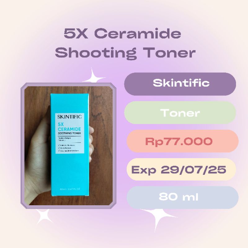 Jual Skintific 5X Ceramide Shooting Toner 80 ml | Shopee Indonesia