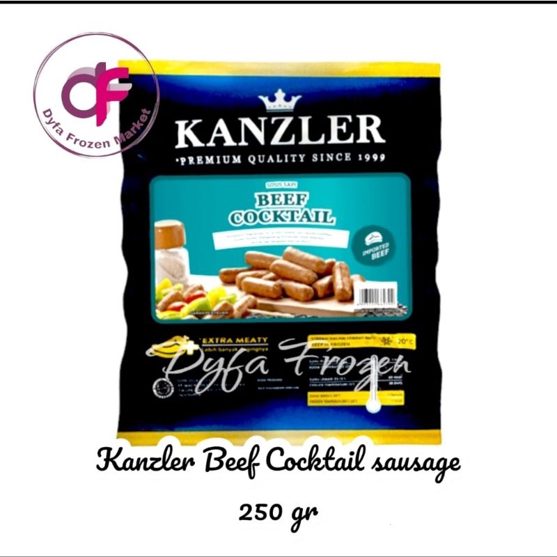 Jual Kanzler Beef Cocktail sosis 250 gr | Shopee Indonesia