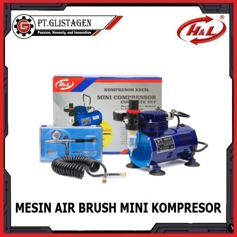 Jual Mesin Kompresor Mini Compressor Complete Set Lengkap With Air ...