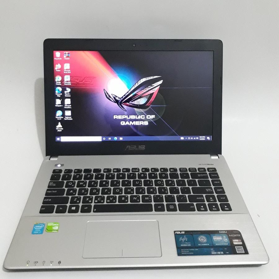 Jual LAPTOP ASUS X450J CORE I7 DUAL VGA RAM 16GB HARDIS SSD 256GB NVDIA ...