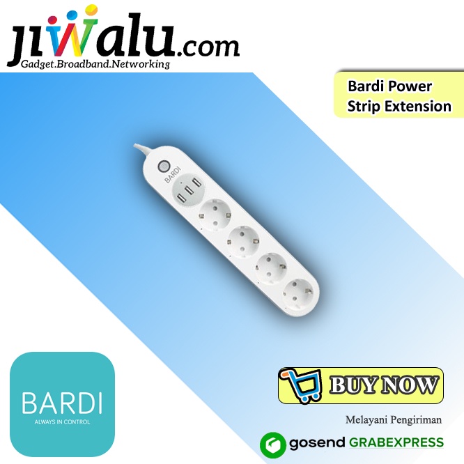 Jual BARDI Smart Power Strip Wifi For IoT Home Automation Stop Kontak Tuya | Shopee Indonesia