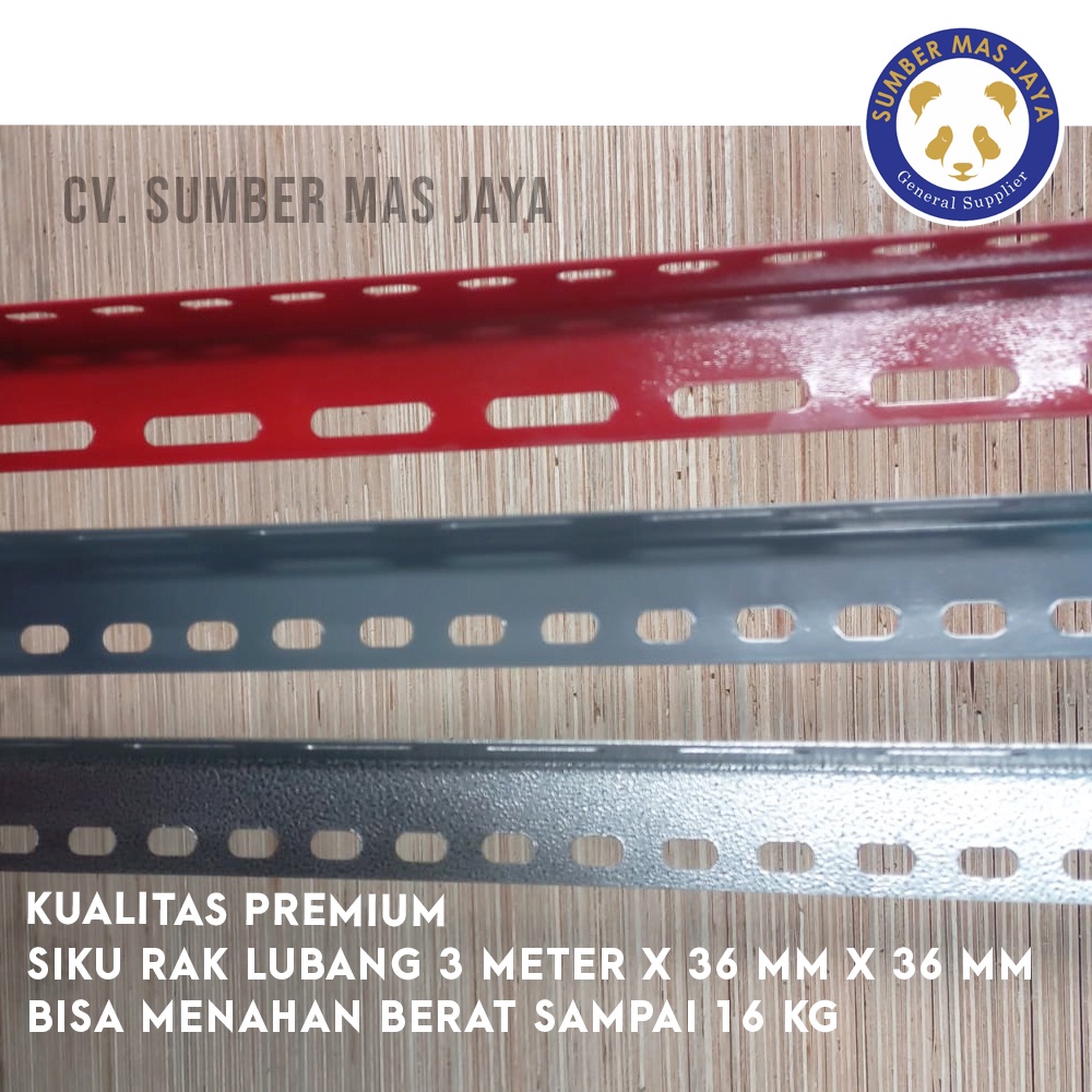 Jual Besi Siku Rak Lubang ukuran 3 m x 36mm x 36 mm | Shopee Indonesia