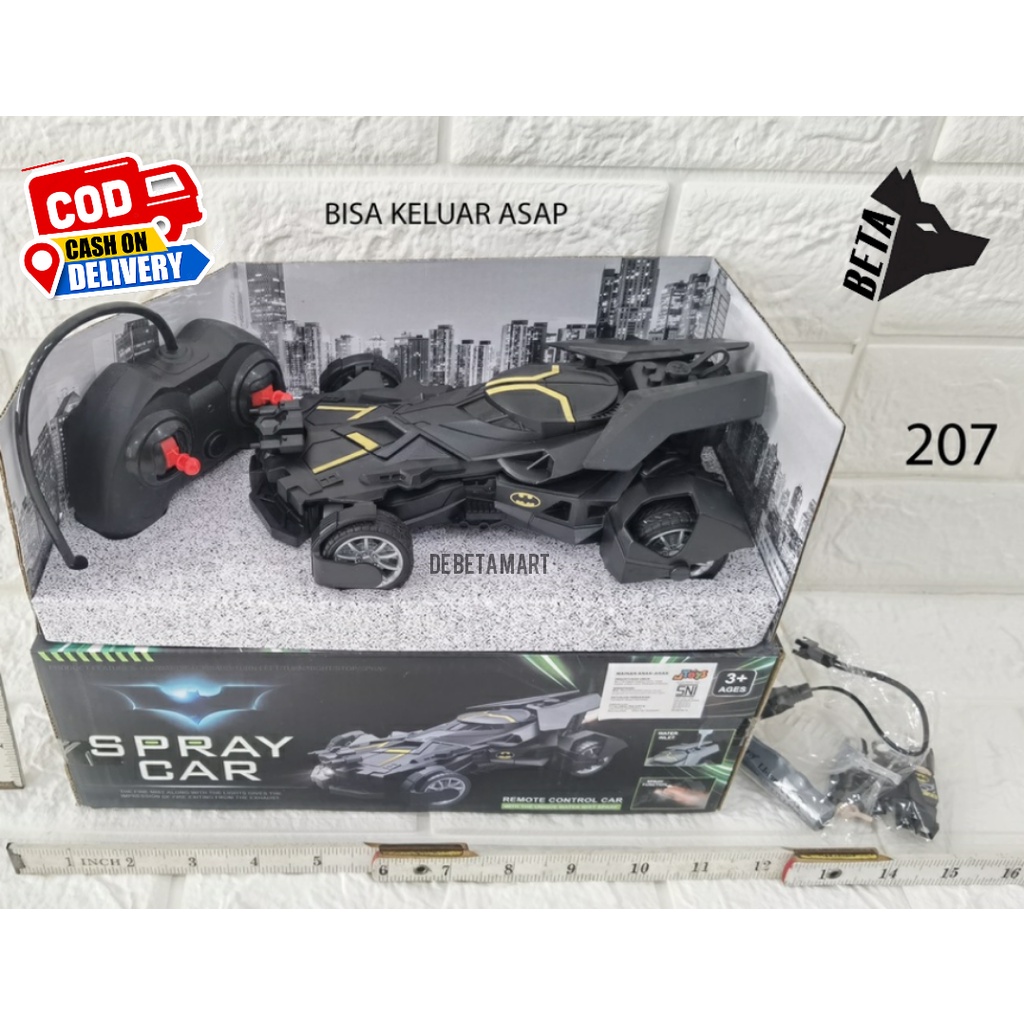 Jual MAINAN RC BATMAN SPRAY ASAP BATMOBILE RDR1211 MAINAN REMOTE ...
