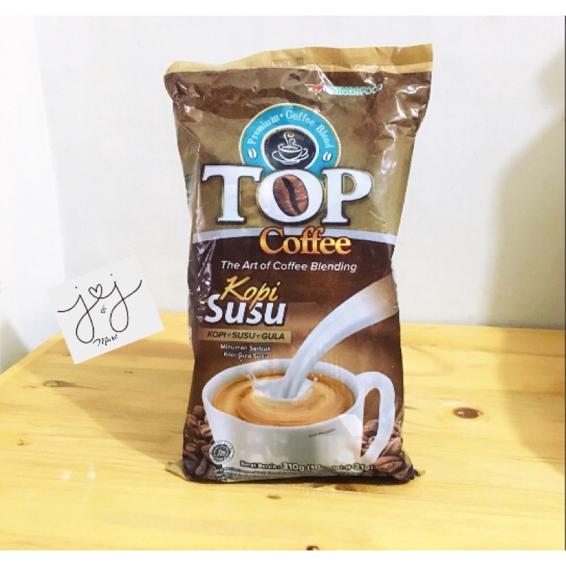 Jual Kopi | TOP COFFEE Susu 3IN1 10 pcs | Shopee Indonesia