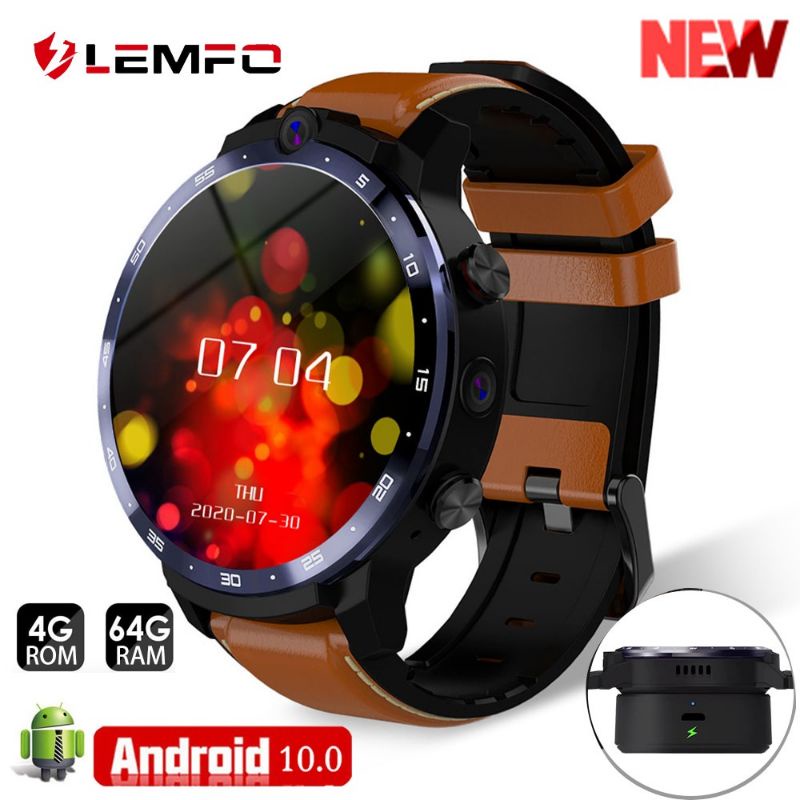 Jual LEMFO LEM12 Pro Dial Sport Smart Watch Android 10 With 4G 64GB ...