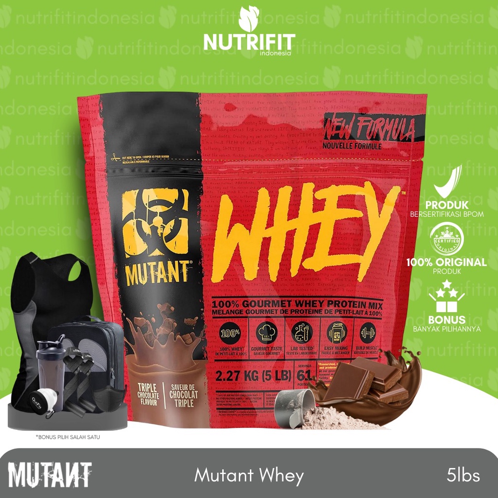 Jual Mutant Whey 5 Lbs Whey Protein 2,27 Kg | Shopee Indonesia
