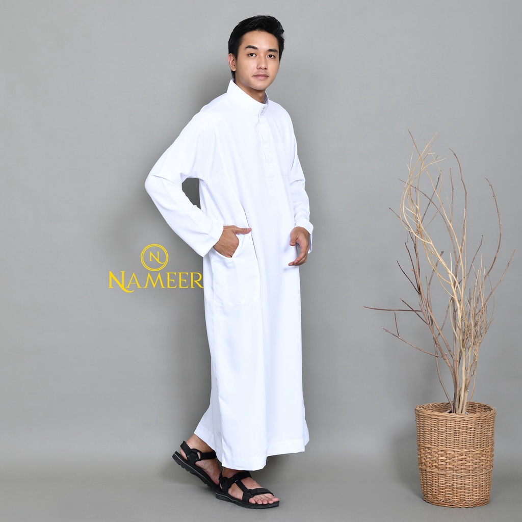 Jual Jubah Pria Gamis Pria Polos Lengan Panjang Premium | Shopee Indonesia