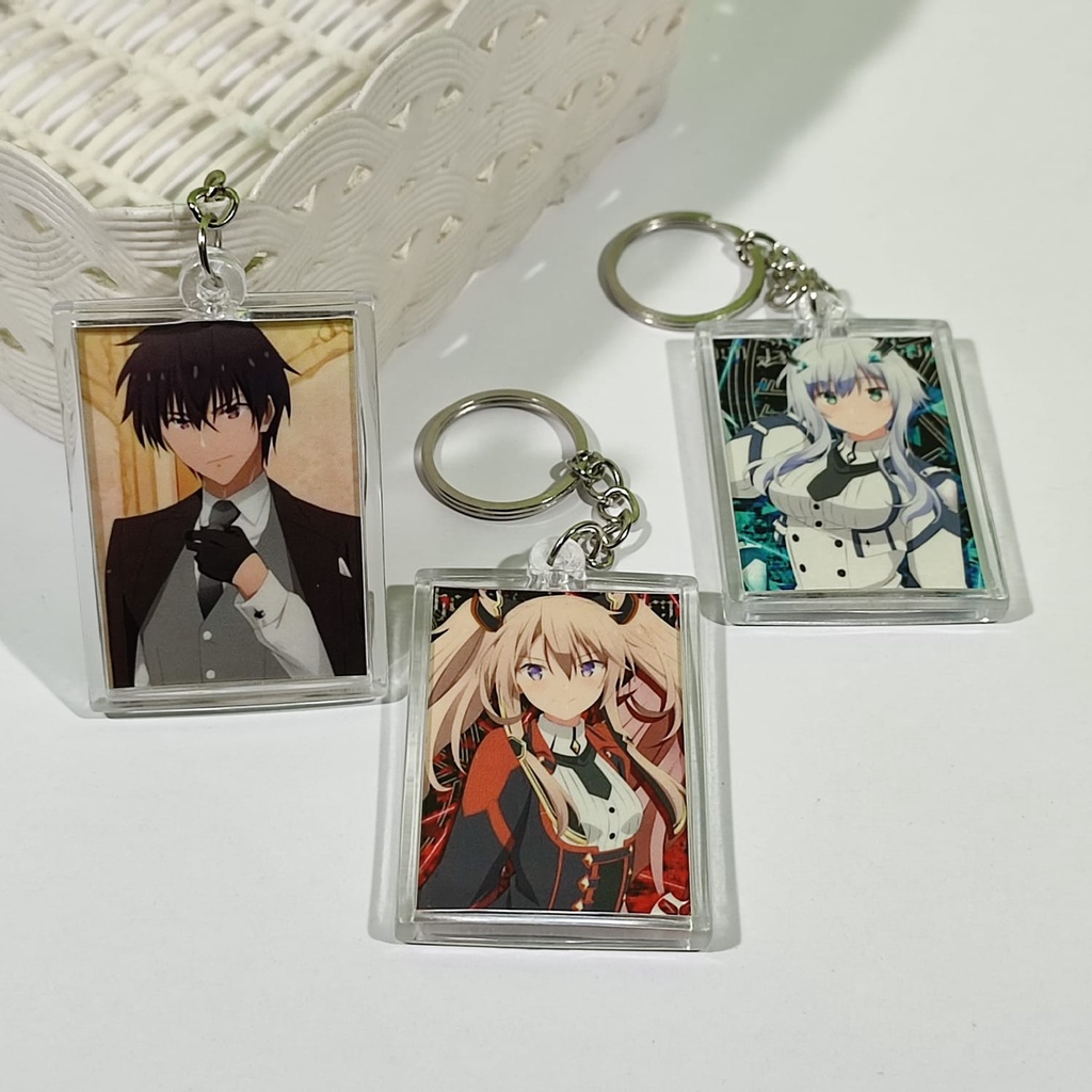 Jual Souvenir Gantungan Kunci Kotak Anime - Keychain Maou Gakuin ...