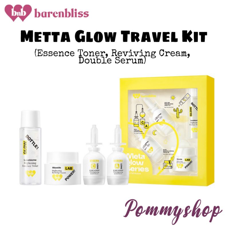 Jual BNB Barenbliss Glow Guide Brightening Skincare Travel Kit | Metta ... Jual BNB Barenbliss Glow Guide Brightening Skincare Travel Kit | Metta ...