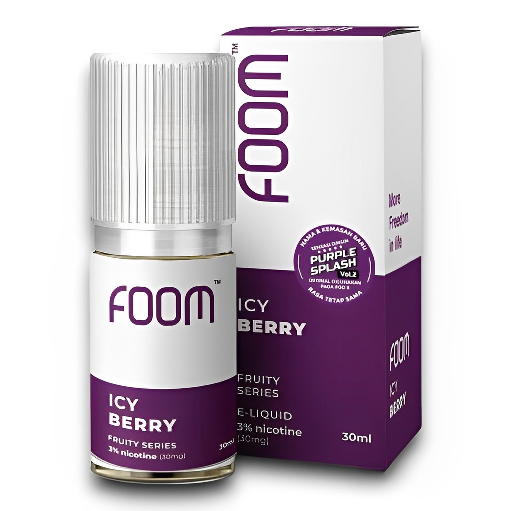 Jual FOOM ICY BERRY SALT NIC 30ML | Shopee Indonesia