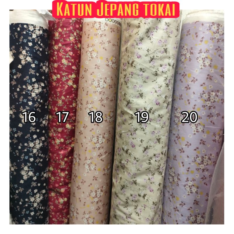 Jual Katun Jepang tokai Senko motif - bahan kain cotton Japan design ...