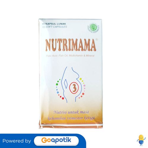 Jual Nutrimama 3 Botol 15 Kapsul | Shopee Indonesia
